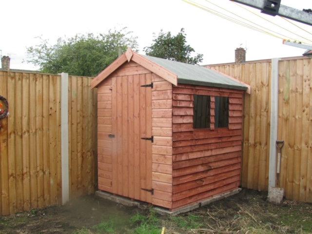 Weatherboard Apex roof - Direct Fencing Manchester